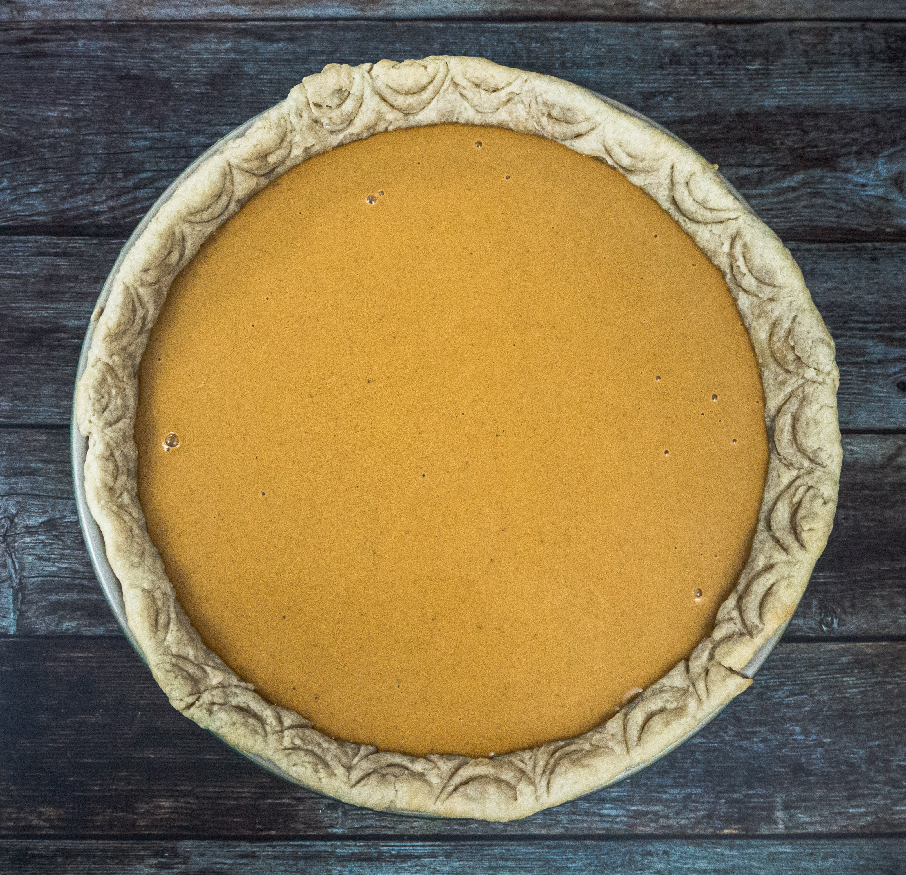 Fall Spiced Pumpkin Pie