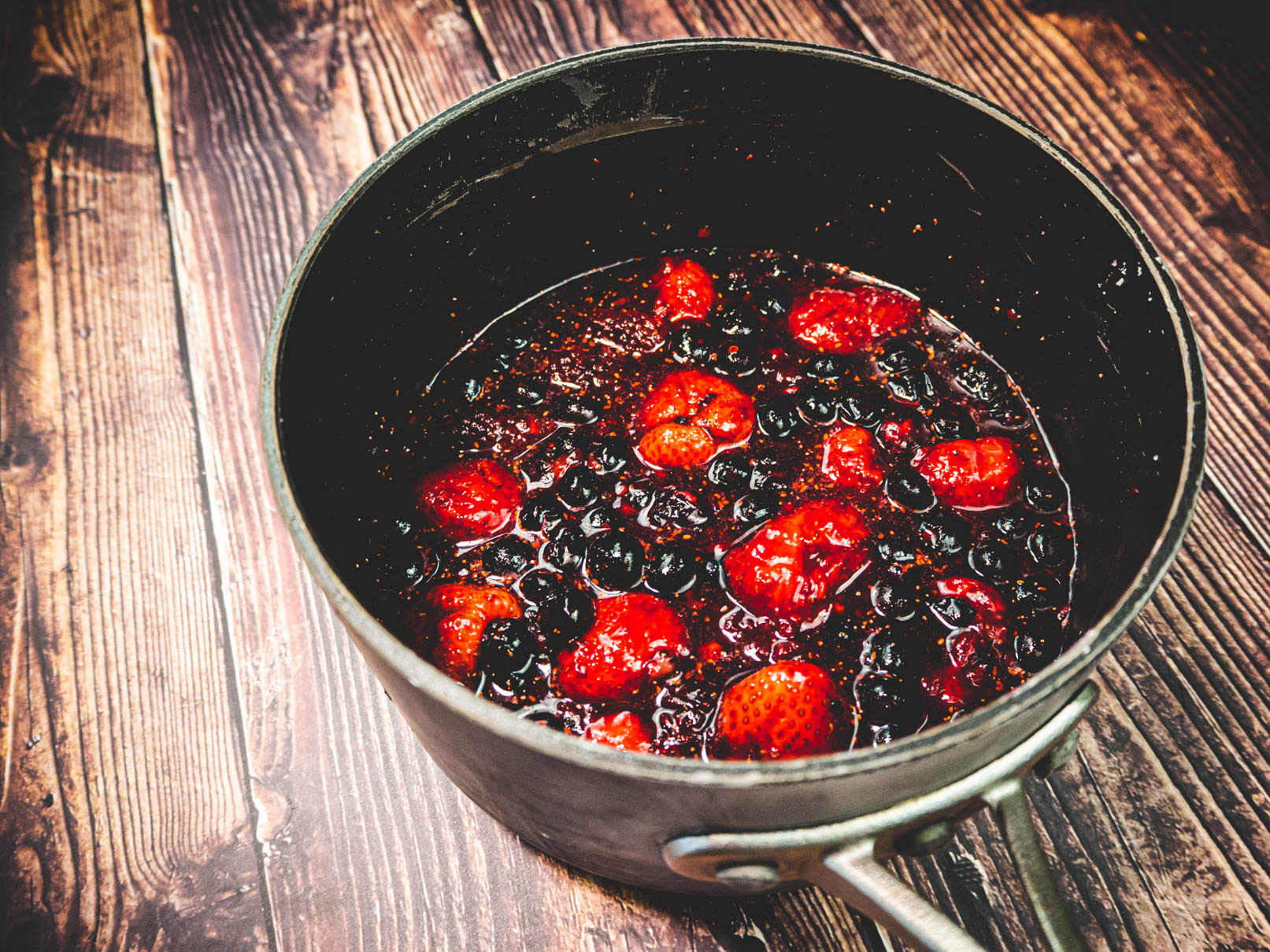 Easy Homemade Three Berry Syrup Recipe