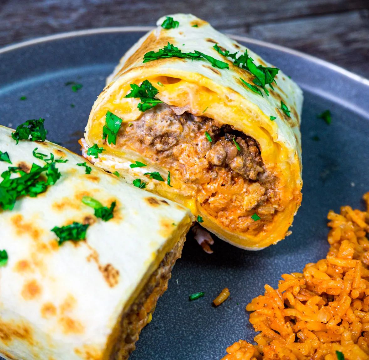 Fried Baja Shrimp Burrito with Chipotle Crema - Do You Roux?