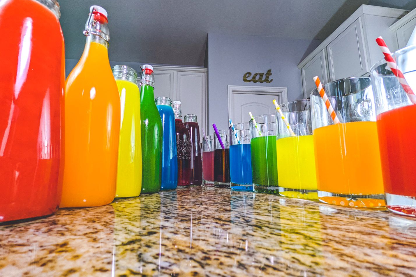7 Flavors to Make Rainbow Lemonade