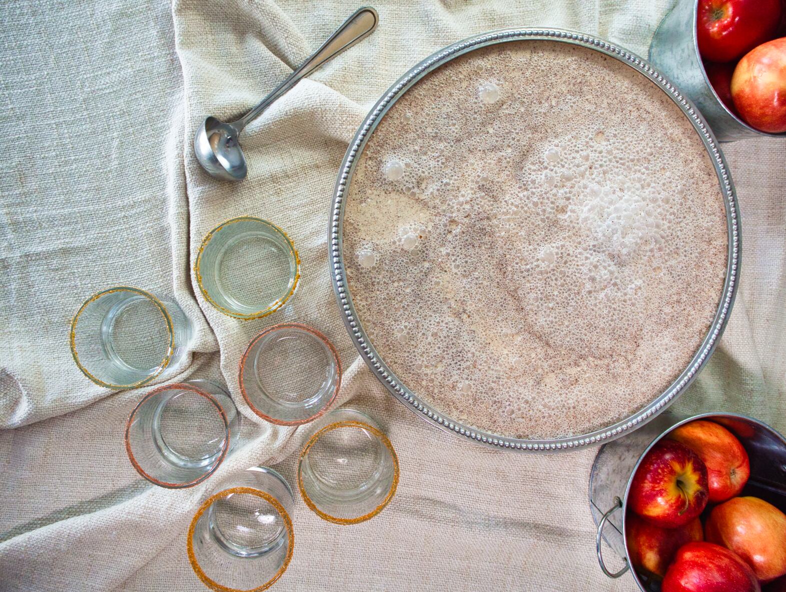 Festive Cinnamon Ginger Apple Cider Punch Recipe
